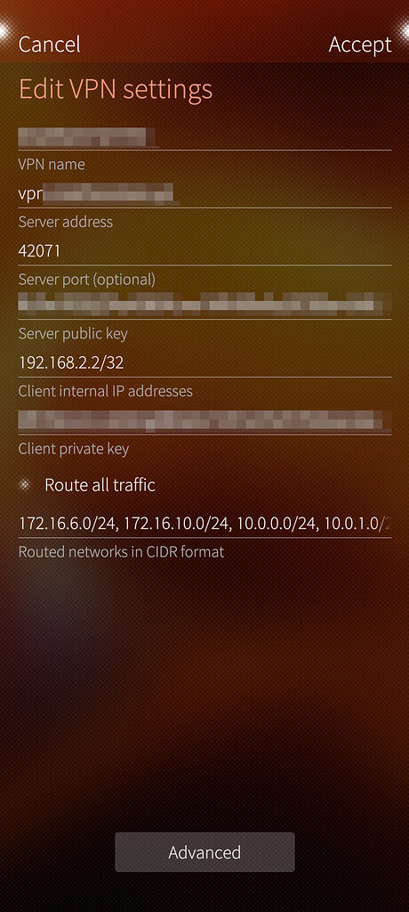 [5.0.0.67][C2] Wireguard - Selected routed networks not set upon VPN ...