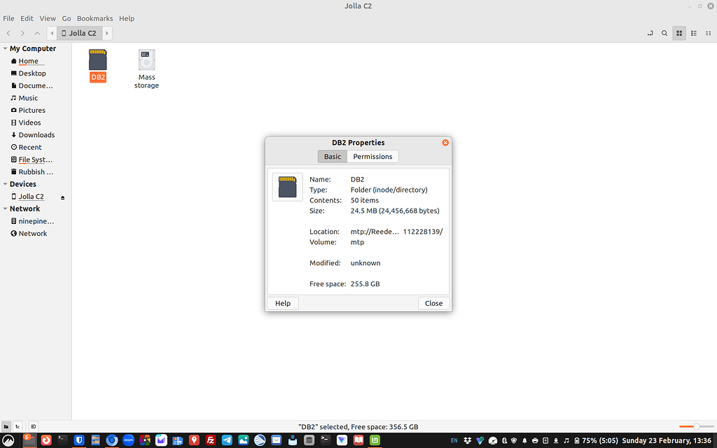 Jolla C2 - Settings - Storage won't show inserted 256Gb ext4 storage ...