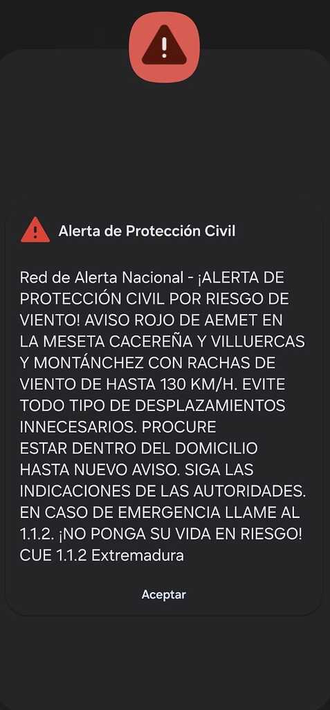 ES-Alert Emergency Cell Broadcast alerts (Spain) - General - Sailfish ...
