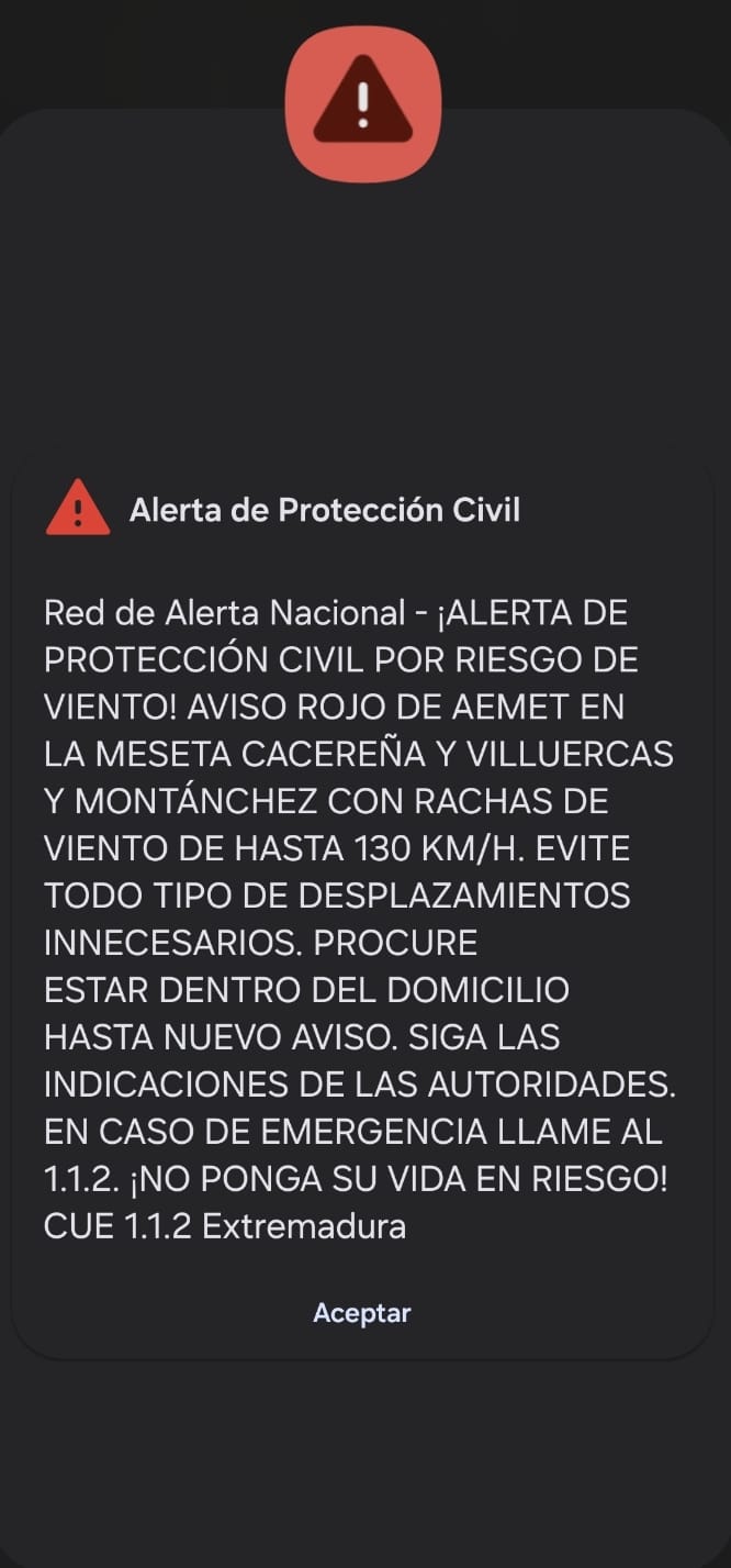 ES-Alert Emergency Cell Broadcast alerts (Spain) - General - Sailfish ...
